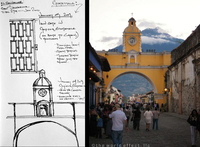 Sketch-o-Country: Antigua, Guatemala | World Effect Blog